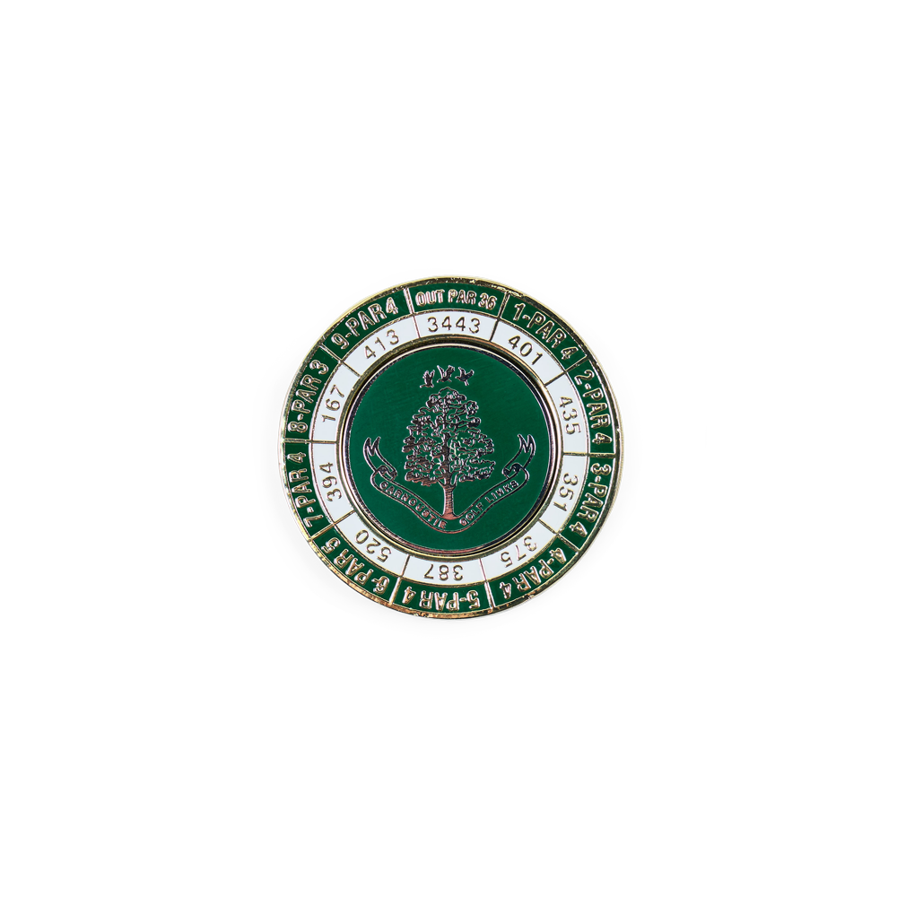 Duo "Yardage" Coin Ball Marker - Green/Gold – The Professional Shop at ...
