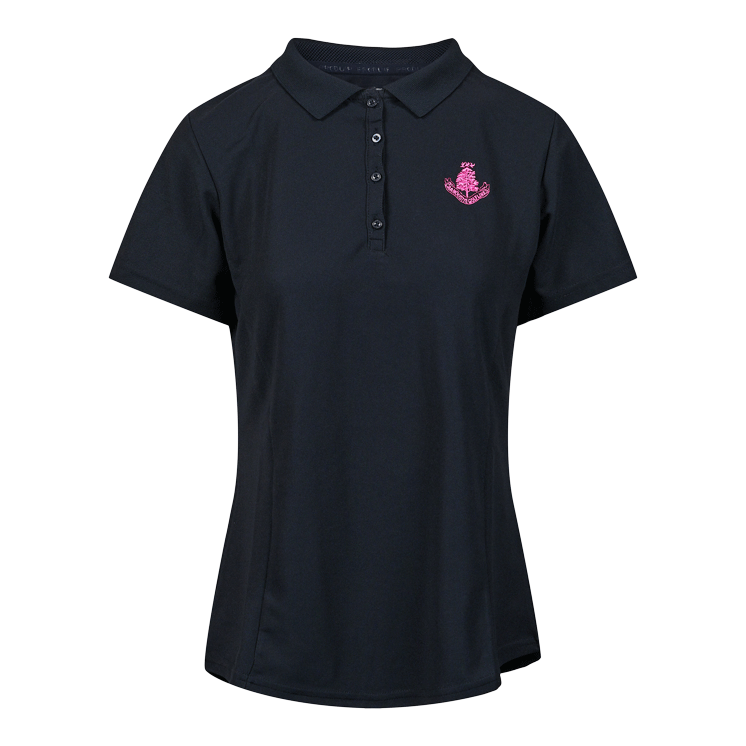 Pro Tech Plain Polo Shirt - Black – The Professional Shop at Carnoustie ...